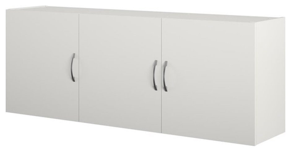 Home Square 2-Piece Set with 24" Utility Cabinet and 54" Wall Cabinet ...