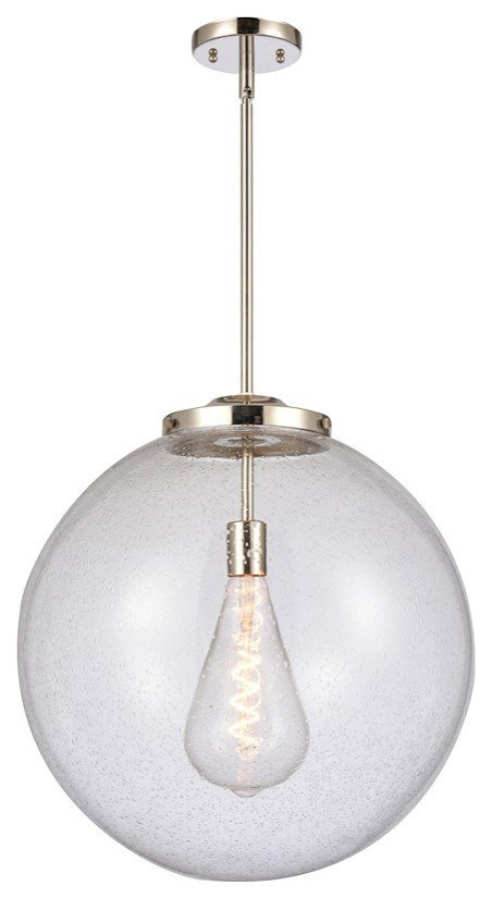 Beacon 1-LT 18" Pendant 221-1S-PN-G204-18-LED, Polished Nickel ...