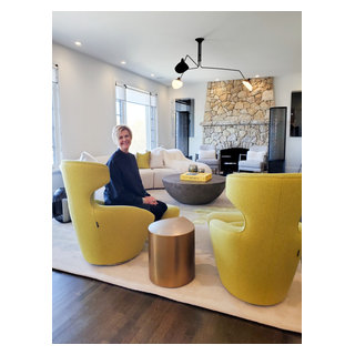 Entertaining Living Area - Modern - Living Room - Calgary - by Krista ...