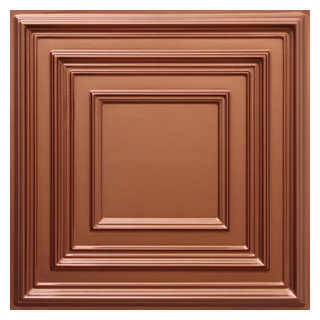 Copper 3D Ceiling Panels, 2'x2' - Traditional - Ceiling Tile - by ...