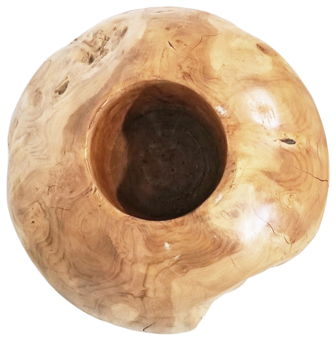 Teak Root Ball Vase - Rustic - Vases - by Design Mix Furniture | Houzz