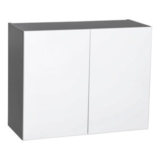 30 x 24 Wall Cabinet-Double Door-Grey, 30 x 24 x 12|White - Modern ...