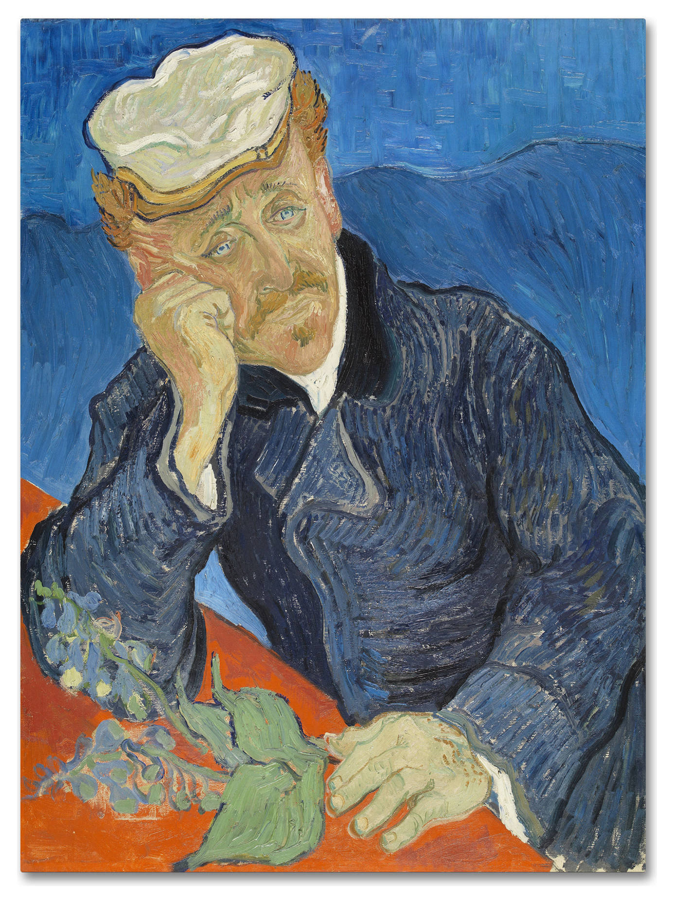 Van Gogh 'Dr Paul Gachet' Canvas Art, 47"x35" - Traditional - Prints ...
