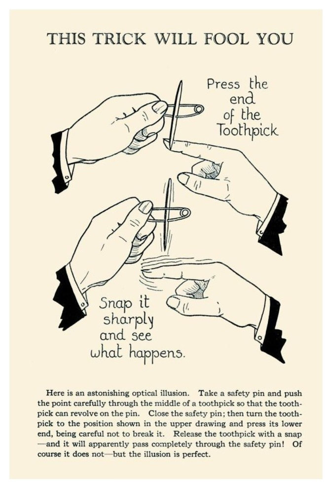 "This Trick Will Fool You" Digital Paper Print by Retromagic, 17"x24 ...