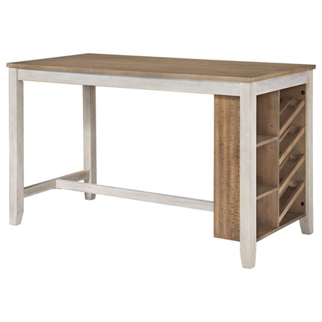 The 15 Best Wood Counter Height Dining Tables | Houzz