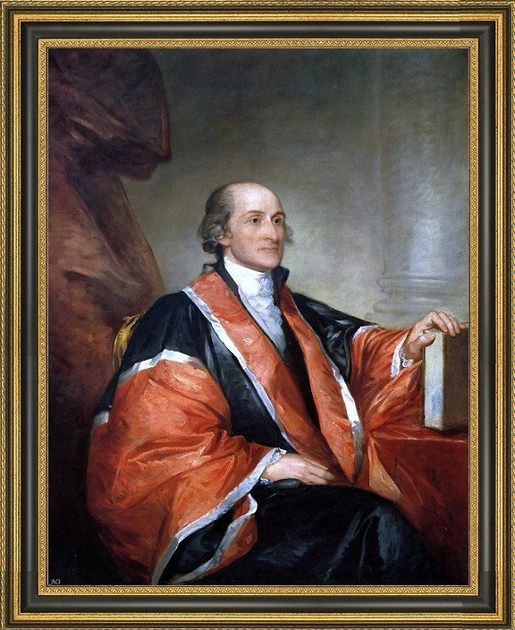 Gilbert Stuart John Jay Framed Premium Canvas Print, 20"x25 ...