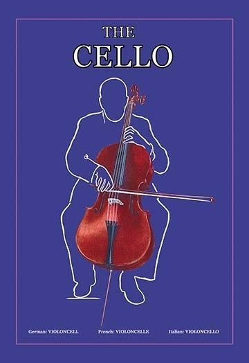 The Cello, 12" x 18" - Traditional - Prints And Posters - by Buyenlarge ...