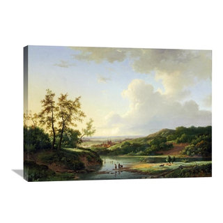 "An Extensive Landscape" Canvas Giclee by Marinus Adrianus Koekkoek, 16 ...