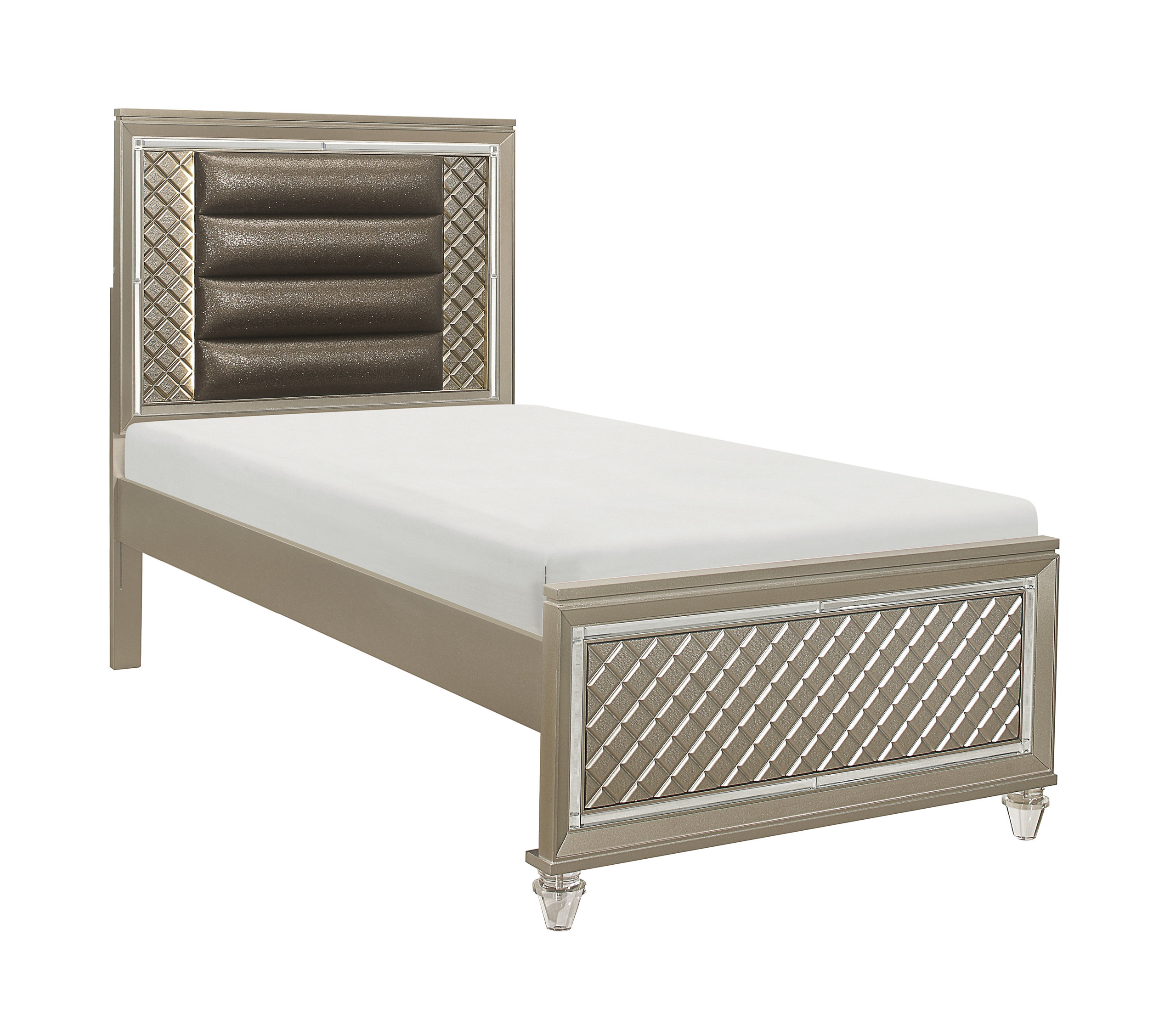 Basseri Bed, Twin - Traditional - Panel Beds - by Lexicon Home | Houzz