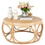 Busan Rattan Coffee Table, Natural - Tropical - Coffee Tables - by KOUBOO