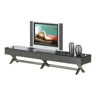 High Gloss Entertainment Unit - Contemporary - Entertainment Centers ...