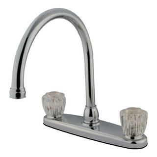 Kingston Brass KB790AC 8-Inch Centerset Kitchen Faucet, Polished Chrome ...