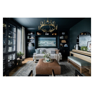 Moody Living Room - Traditional - Living Room - Other - by TOLT Studio ...