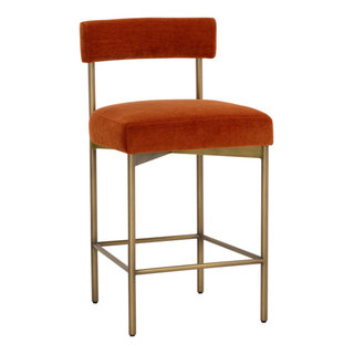 Seneca Counter Stool Antique Brass Danny Rust, Counter Height ...
