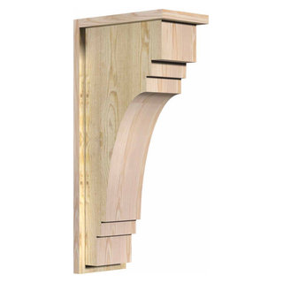 Pescadero Corbel w/Backplate, 14"Dx30"H - Transitional - Corbels - by ...