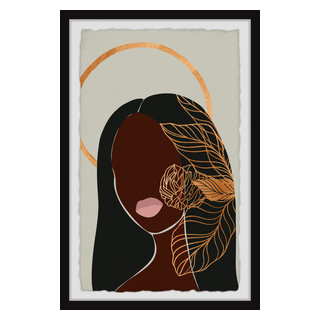 "Faceless Beauty" Framed Painting Print, 16x24 - Contemporary - Prints ...