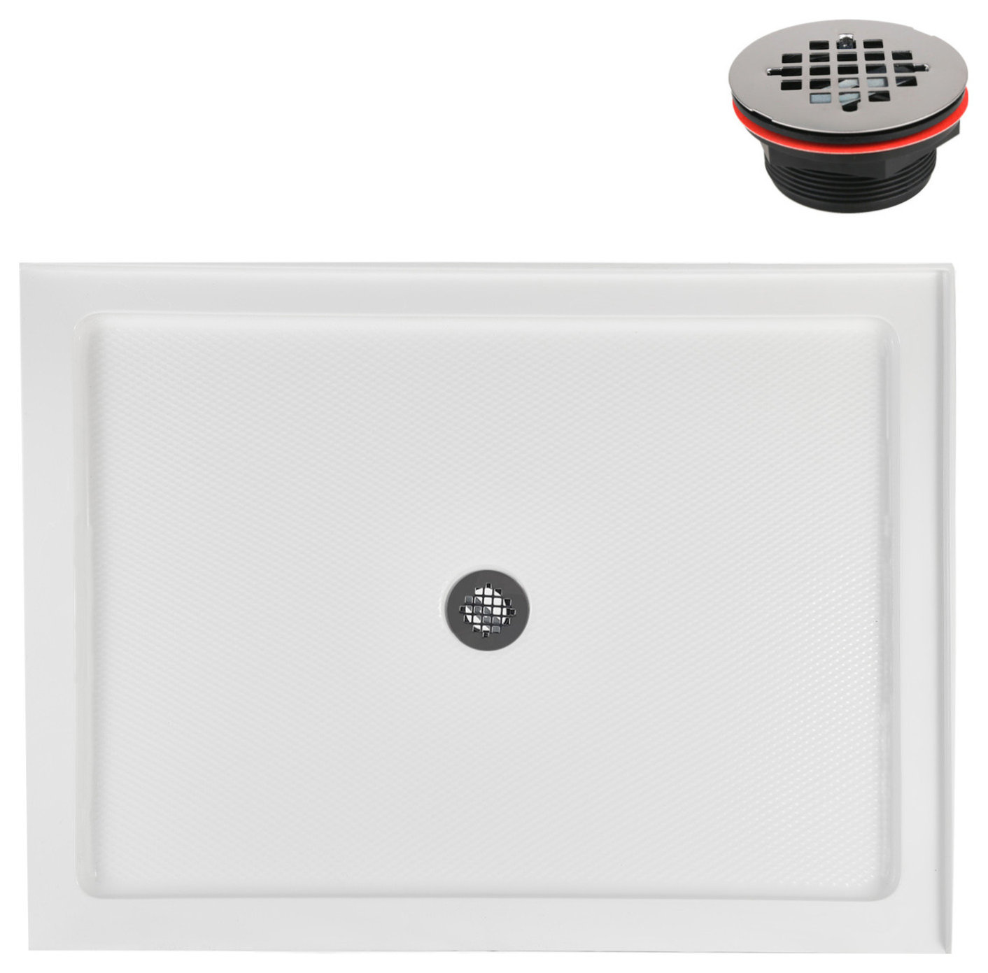 Streamline 48"x36" Corner Acrylic Shower Base - Modern - Shower Pans ...