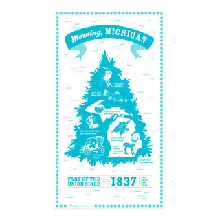 Michigan State Kitchen Towel - Contemporary - Dish Towels - by Vestiges ...