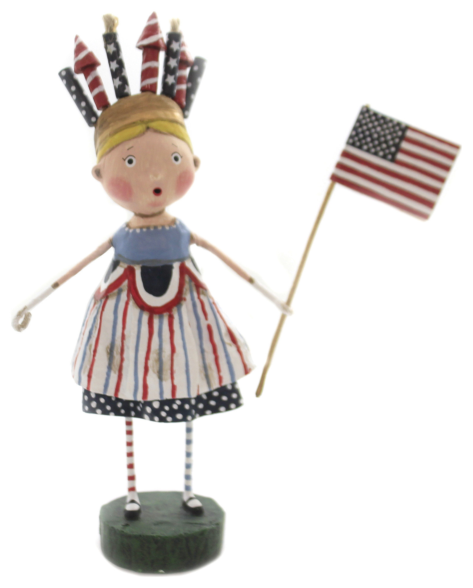 Lori Mitchell Independent Izzy Fire Crackers USA Flag Collectible ...