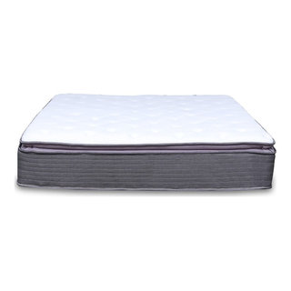 Primo International Equilibria 10in Polyurethane Full Mattress in White ...