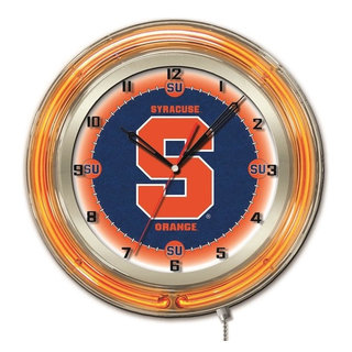 Syracuse 19" Neon Clock - Contemporary - Wall Clocks - by Holland Bar ...