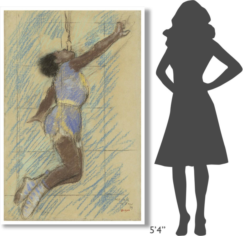 "Miss Lala at the Fernando Circus" Digital Paper Print by Edgar Degas ...