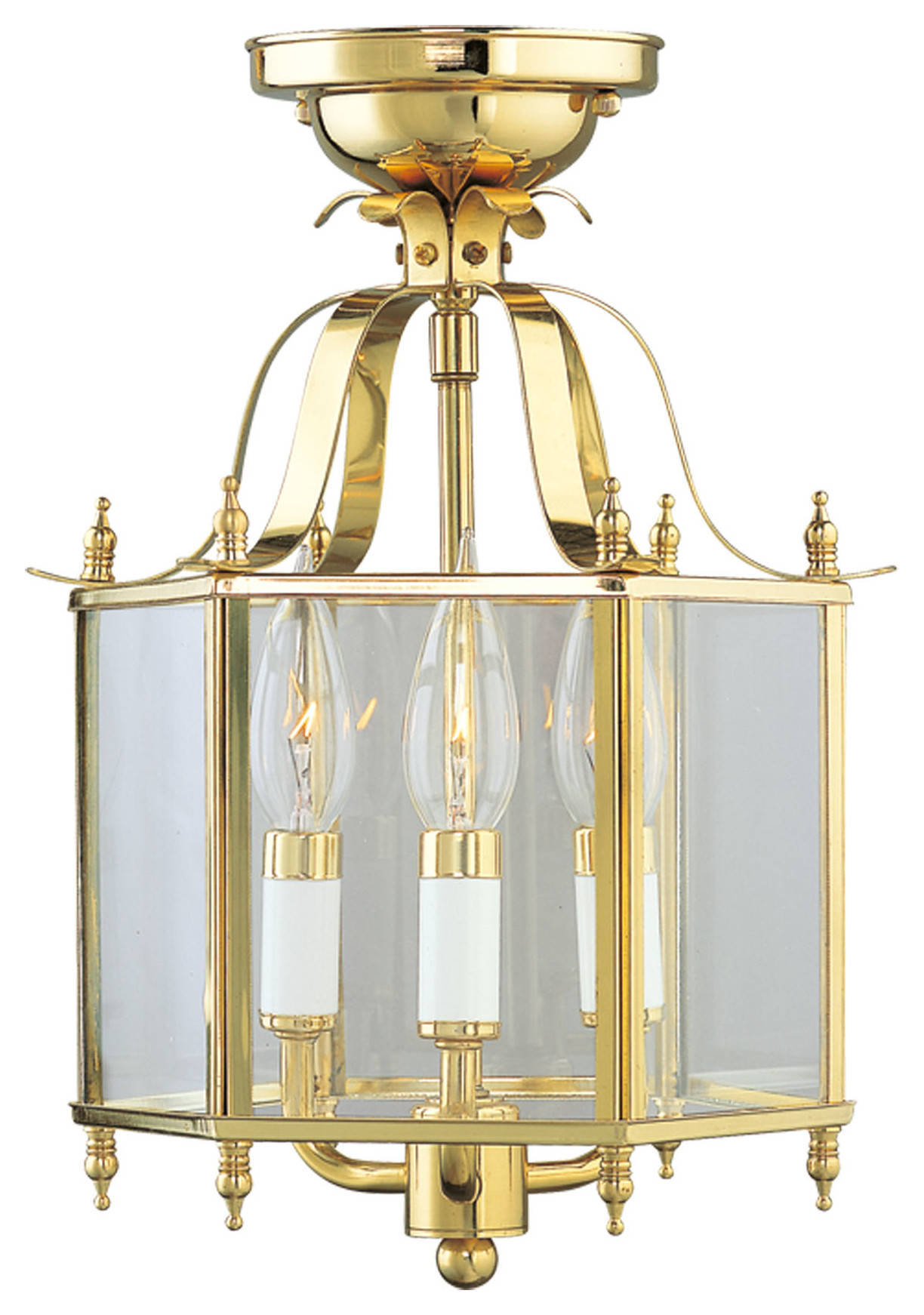 Livingston Convertible Chain-Hang and Ceiling Mount, Antique Brass ...