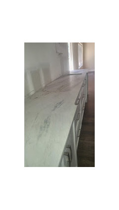 Waterfall Quartz Countertop