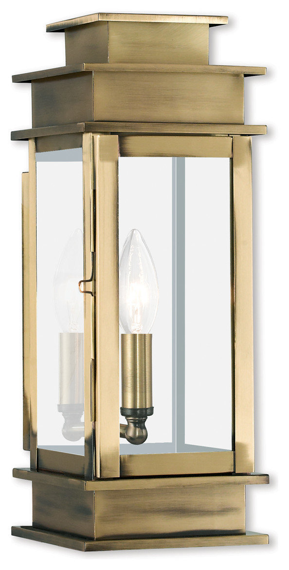 Princeton 1-Light Wall Lantern - Transitional - Outdoor Wall Lights And ...