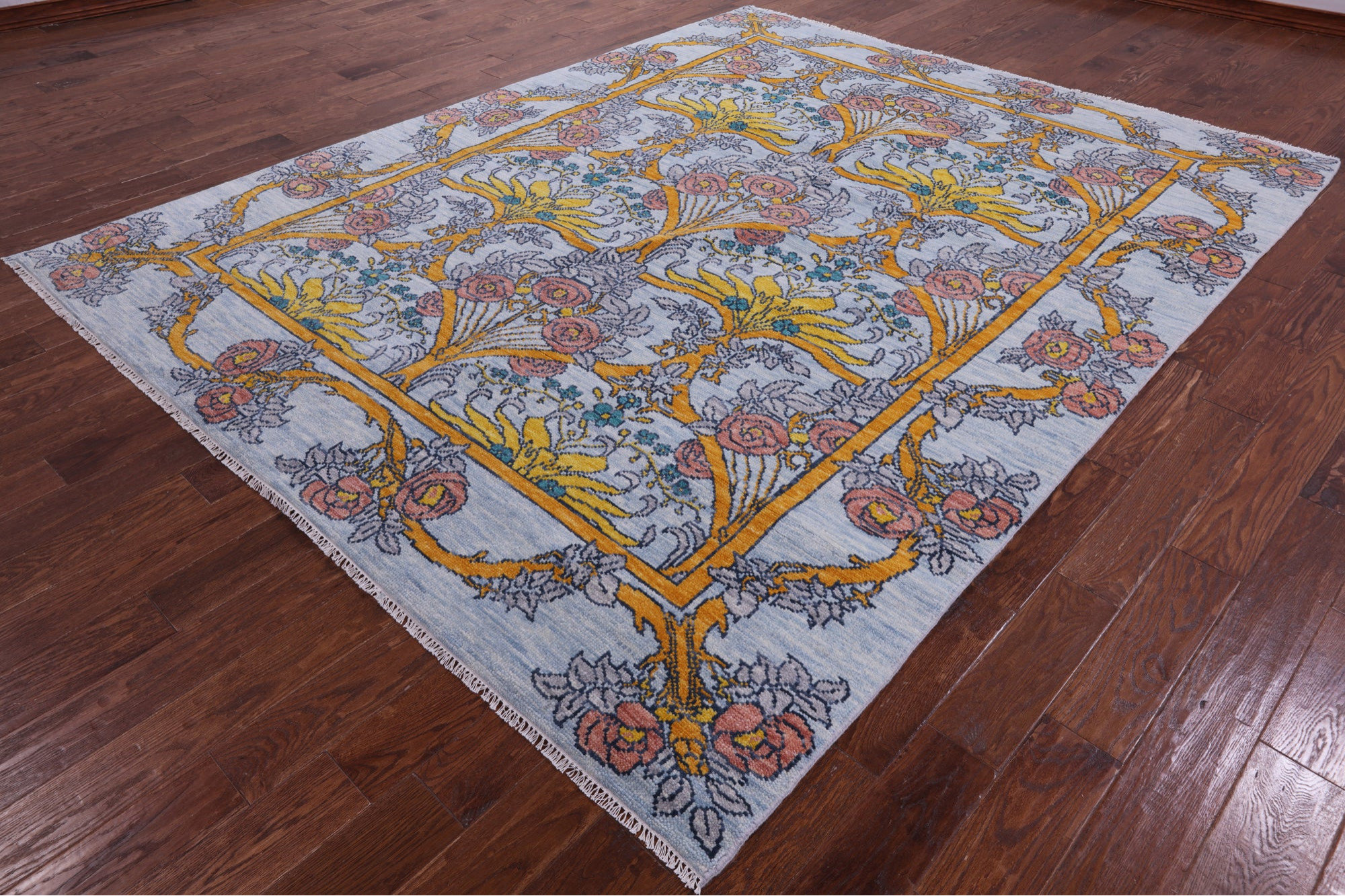 William Morris Handmade Wool Rug 8' 1" X 10' 2" - Q20012, 8' 1" X 10' 2 ...