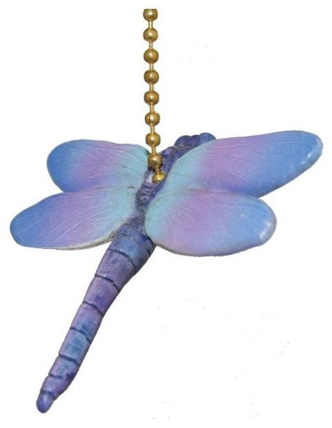 Dragonfly Dragon Fly Kids Ceiling Fan Light Pull Chain - Contemporary ...