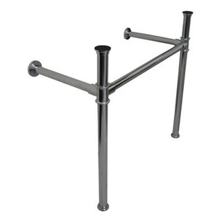 Fauceture Stainless Steel Console Sink Legs - Transitional - Bathroom ...