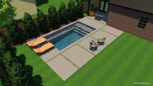 Placement of pool in backyard