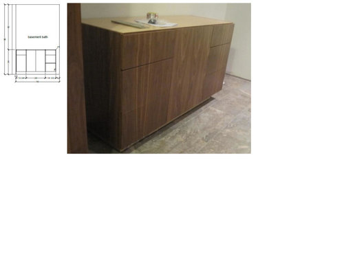 False panel or not under the sink?