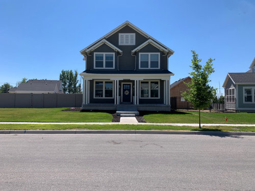 Asymmetrical Landscaping on Symmetrical House?