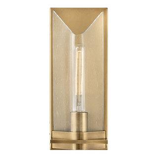 Hinkley Astoria Medium Single Light Vanity, Heritage Brass, 5.25" - Transitional - Bathroom ...