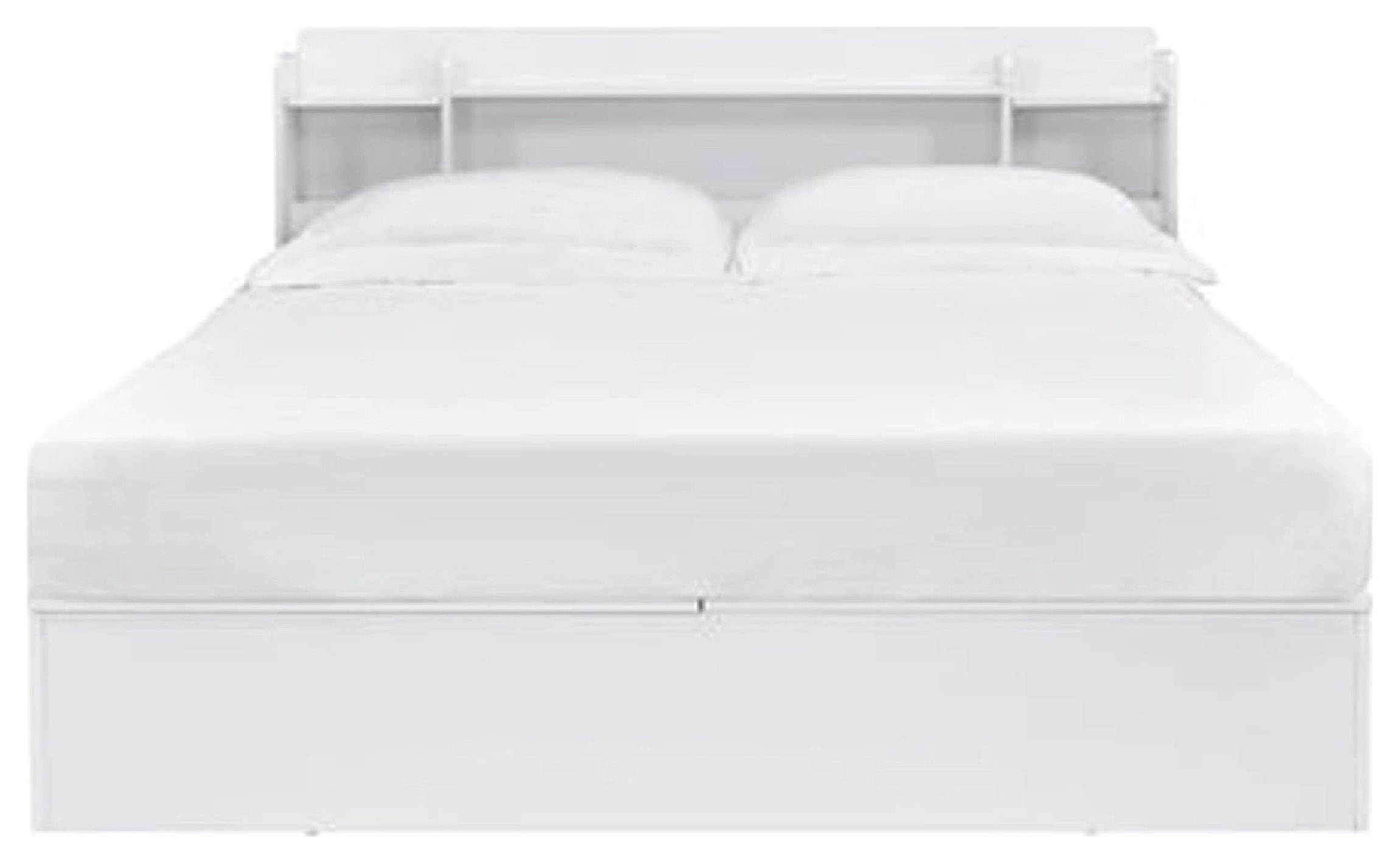 Benzara BM269599 Queen Bed With 6 Under Compartments & Storage ...