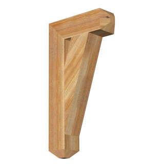Traditional Craftsman Bracket, 14"Dx26"H - Transitional - Corbels - by ...
