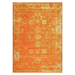 Transitional Sandrine Poppy Area Rug, 4'x6' - Contemporary - Area Rugs ...