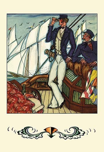 Two Sailors, 12" x 18" - Traditional - Prints And Posters - by ...