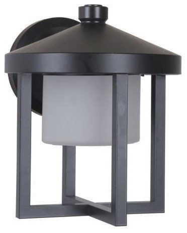 Craftmade Lighting Alta, 8.75" 8.5W 1 LED Medium Outdoor Wall Lantern ...