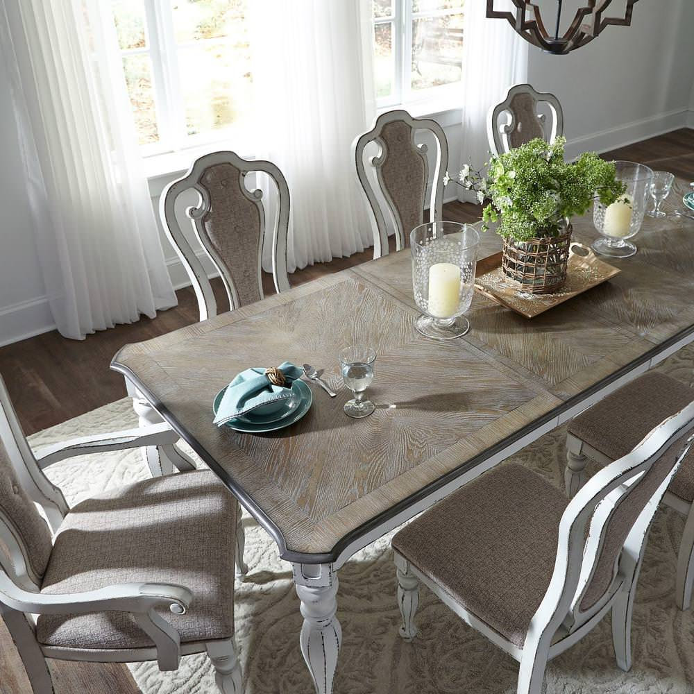 Rectangular Leg Table - Traditional - Dining Tables - by Homesquare | Houzz