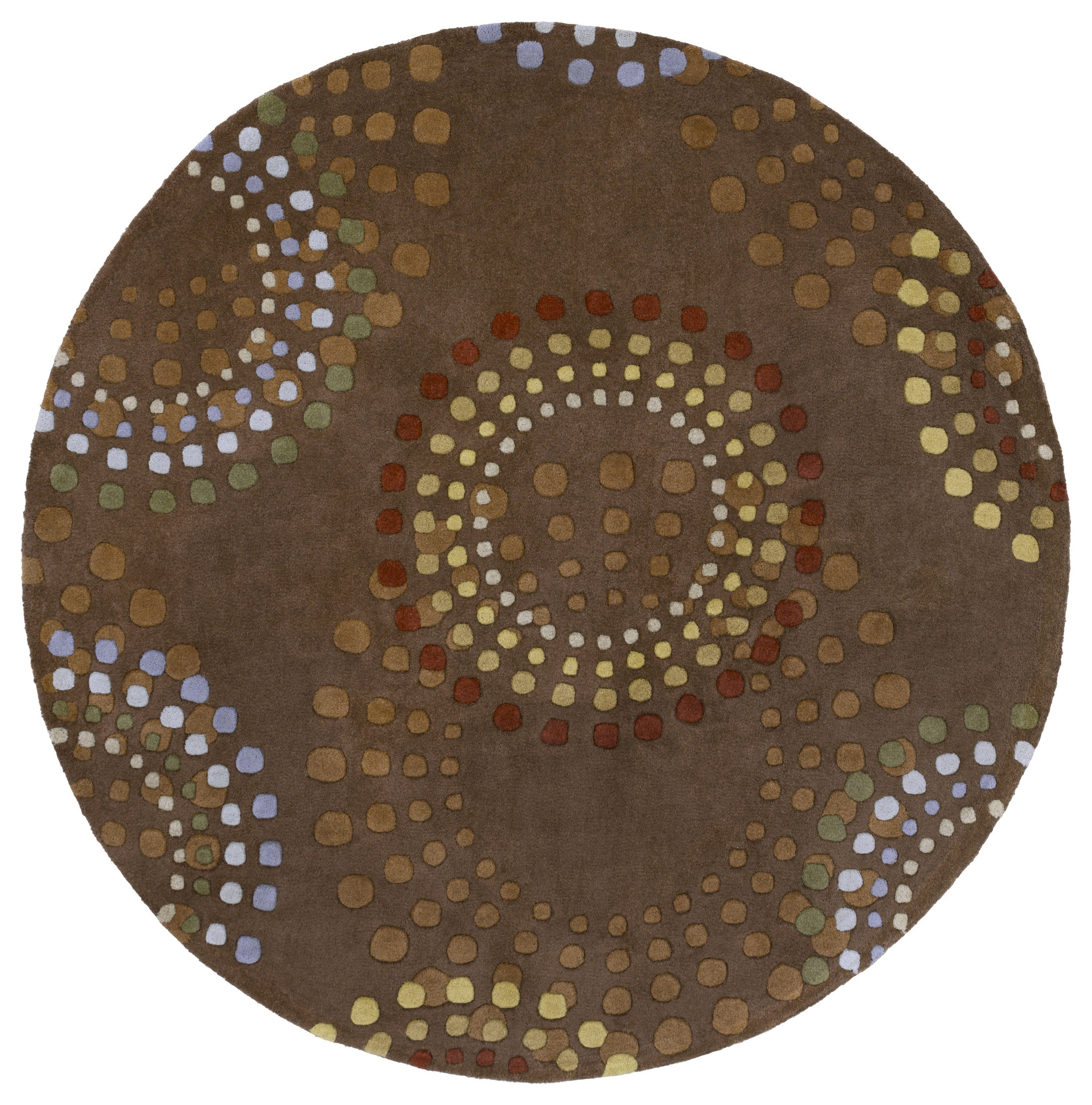 Forum Area Rug, 9'9" Round - Contemporary - Area Rugs - by PlushRugs ...
