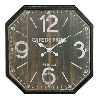 Cera Metal Wall Clock - Traditional - Wall Clocks - by GwG Outlet | Houzz