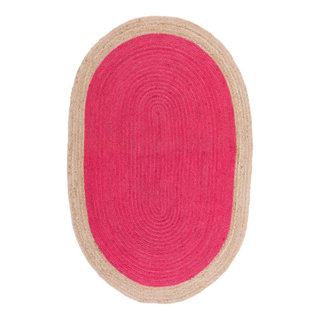 Safavieh Natural Fiber Collection NF801 Rug, 3'x5' Oval - Contemporary ...