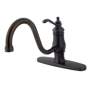 Heritage Single Handle 8" Centerset Kitchen Faucet - Traditional ...