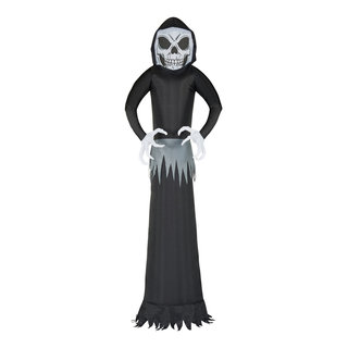 12-ft. Prelit Inflatable Reaper - Outdoor Holiday Decorations - by Almo ...