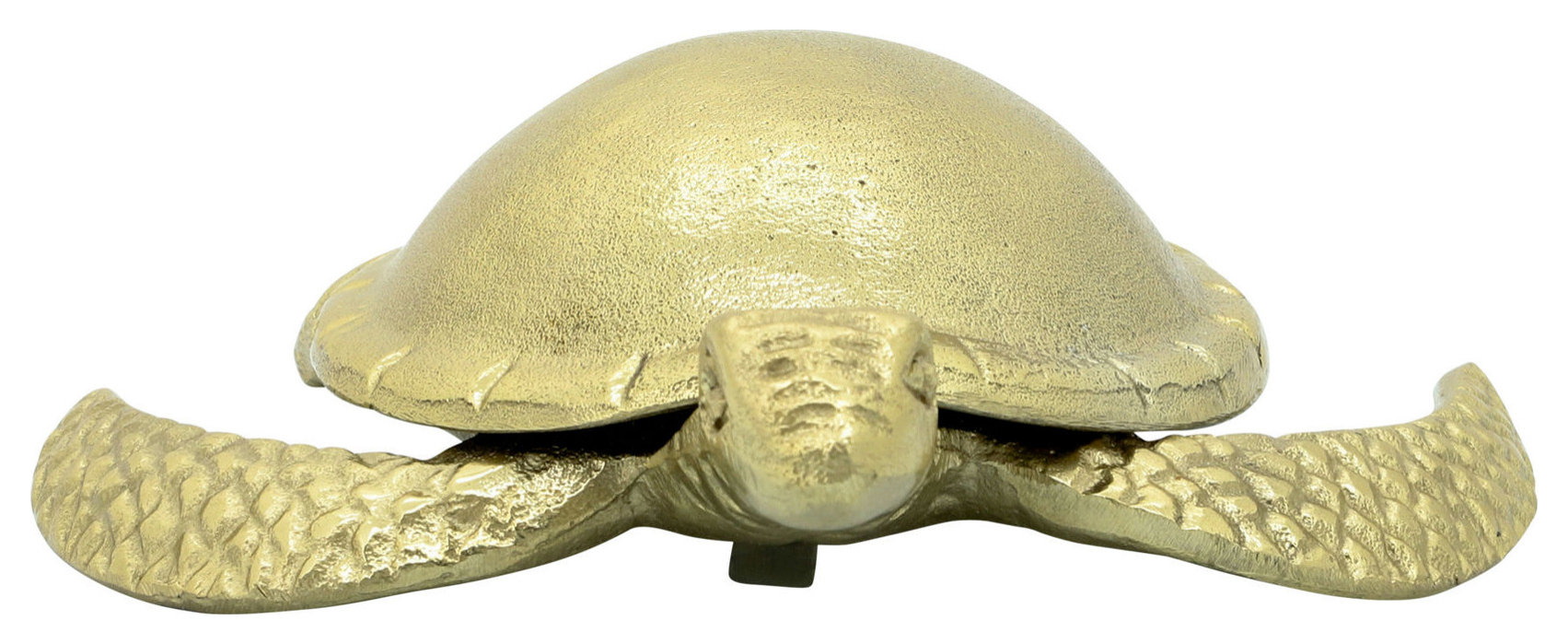 Metal 9" Turtle Table Accent, Gold - Beach Style - Decorative Objects ...