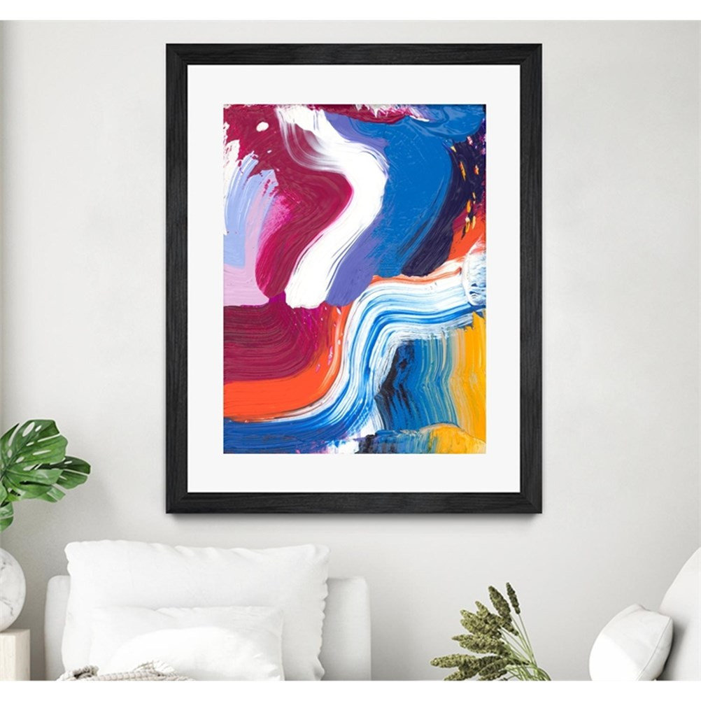 Giant Art 24x32 Just a wee one Matted and Framed in Pink - Contemporary ...