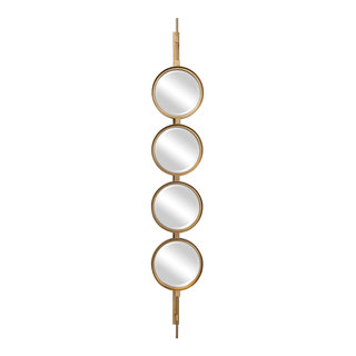 Uttermost Button Gold Mirror - Contemporary - Wall Mirrors - by ...
